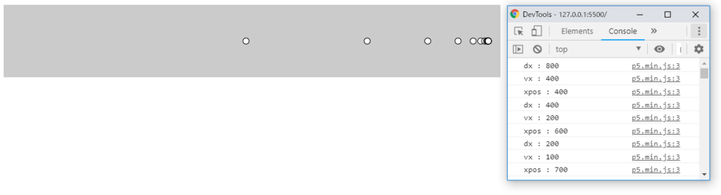 4_3：応答：イージングの導入 p5.js JavaScript – HIM.CO ヒム・カンパニー